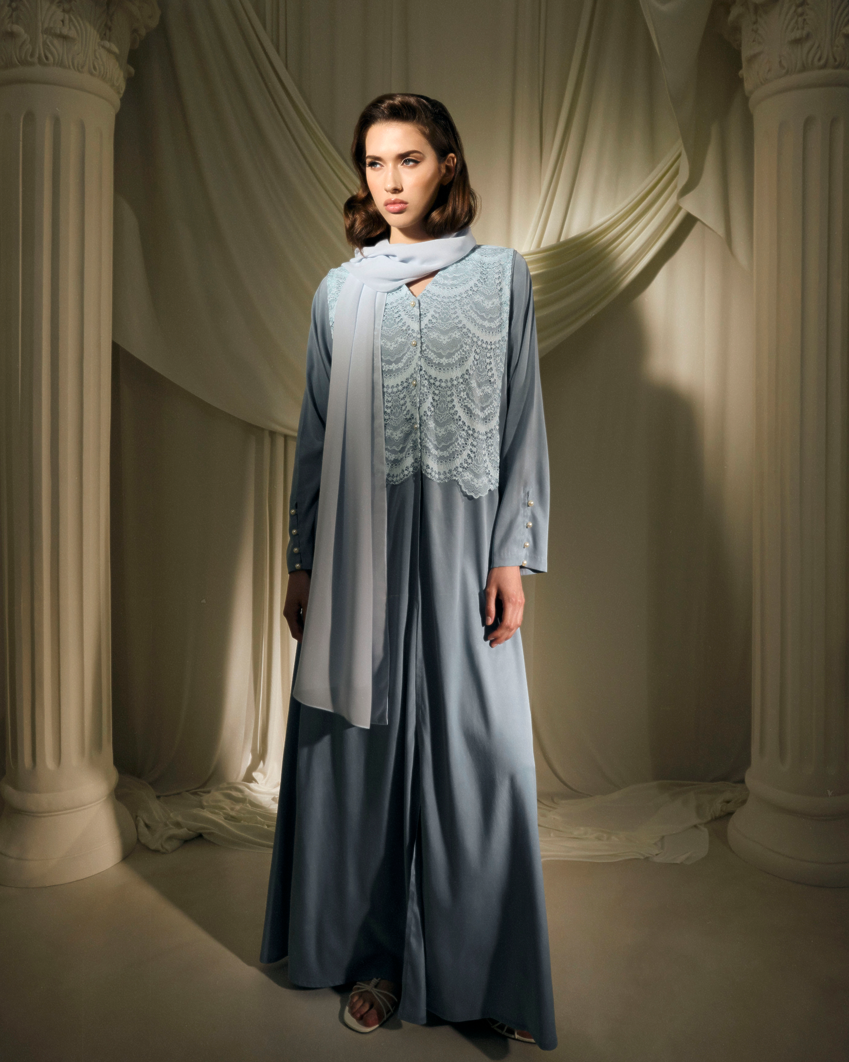 Pearl Lace Abaya – spindle